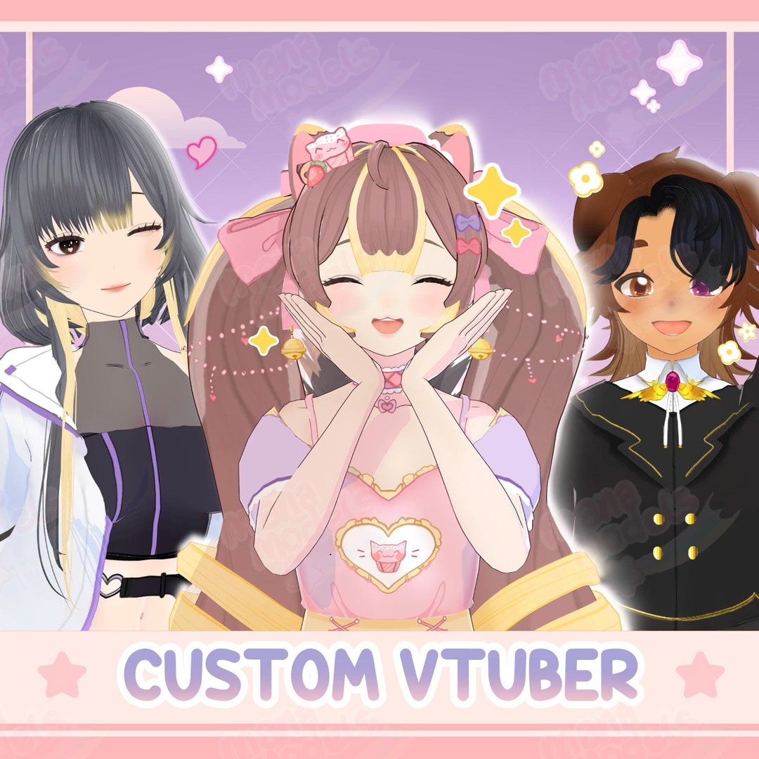 Custom 3D Vtuber Model Commission | Full Body | Rigging | Virtual ...