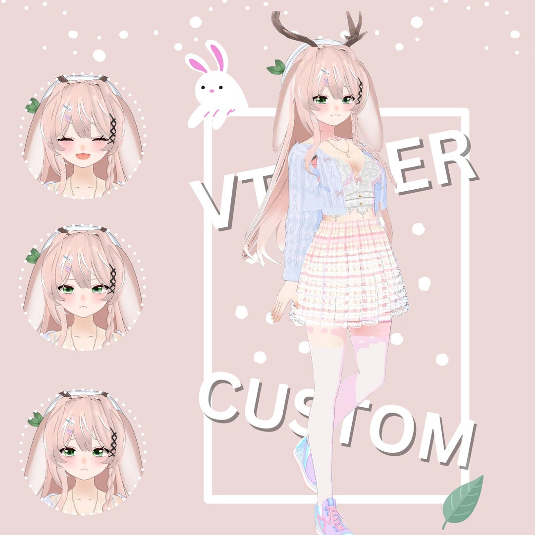 Custom 3D Vtuber Model Commission Full Body Rigging Virtual Youtuber ...