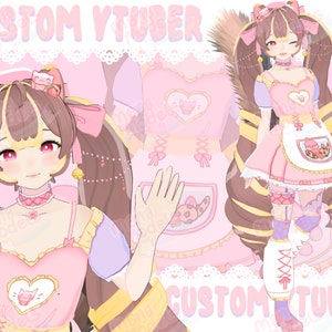 Custom 3D Vtuber Model Commission Full Body Rigging Virtual Youtuber ...