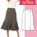 Fishtail Skirt Pdf Sewing Pattern Women Midi Trumpet Skirt Pdfpattern ...
