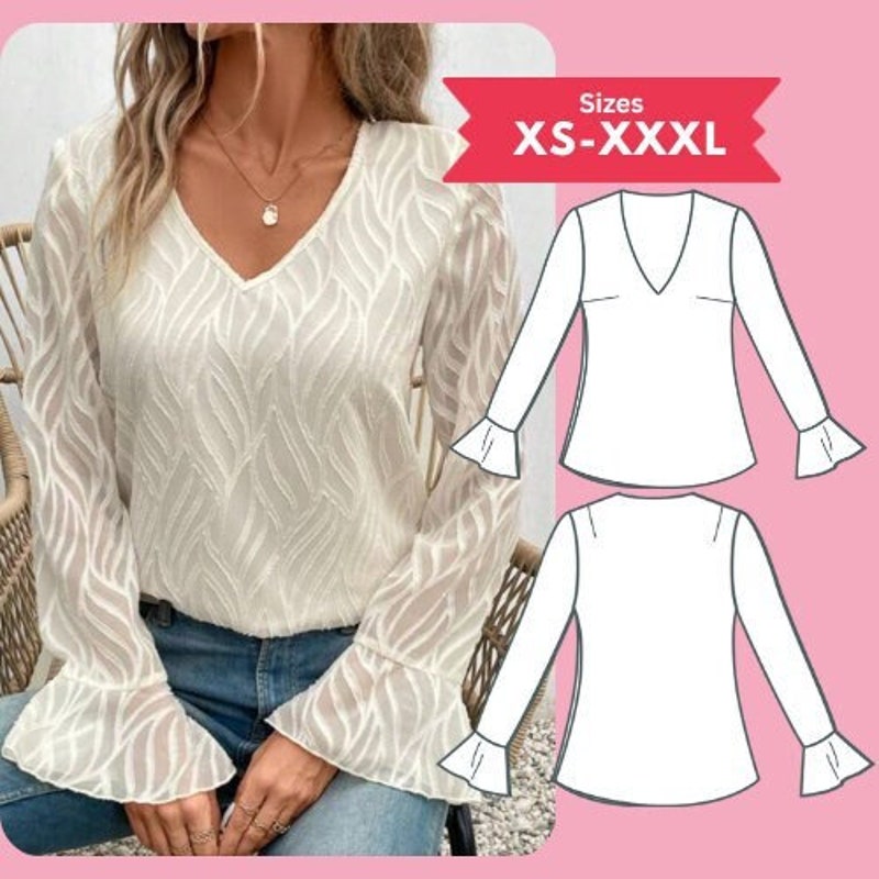 Blouse Patterns - Etsy