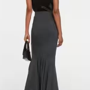 Fishtail Skirt Pdf Sewing Pattern Women Maxi Trumpet Skirt Pdfpattern ...