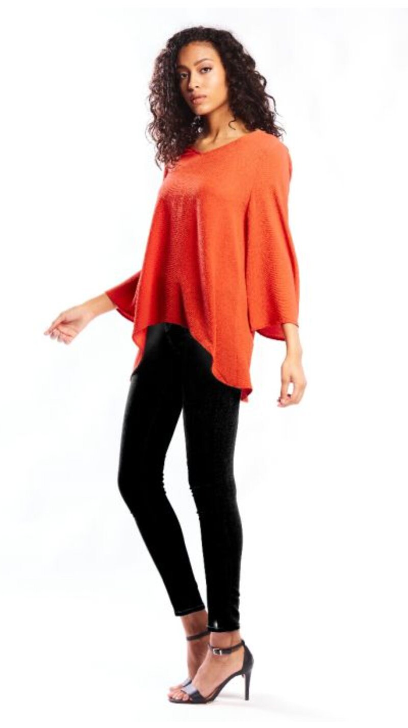 PDF Flared Sleeve Top Sewing Pattern Hi-lo Vneck Long Sleeve Blouse ...