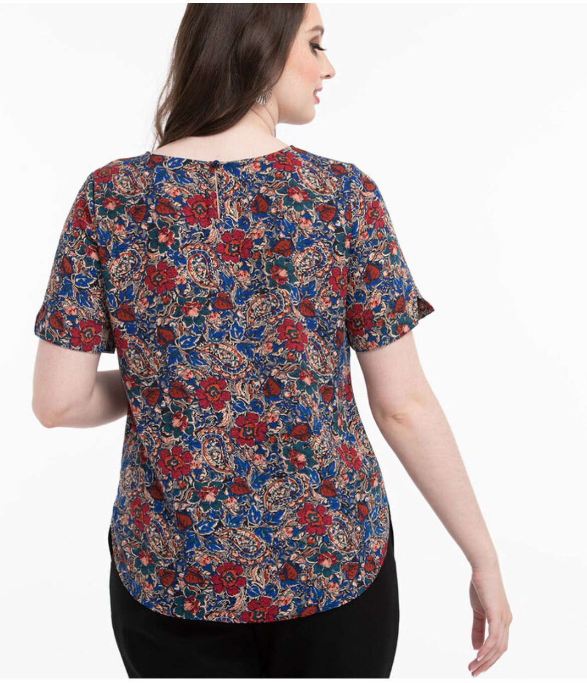 Short Sleeve Top Pdf Sewing Pattern Woven Short Sleeve T-shirt Pattern ...