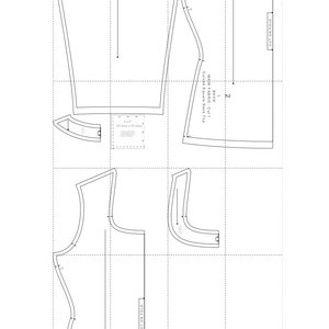 PDF Long Sleeve Top Sewing Pattern Square Neck Stretchy Knit Tee Top ...