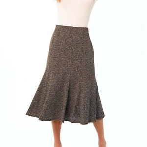 Fishtail Skirt Pdf Sewing Pattern Women Midi Trumpet Skirt Pdfpattern ...
