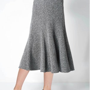 Fishtail Skirt Pdf Sewing Pattern Women Midi Trumpet Skirt Pdfpattern ...
