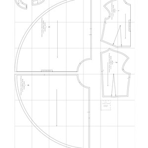 Drop Shoulder Dress PDF Sewing Pattern Cap Sleeve Flared Dress Knit ...