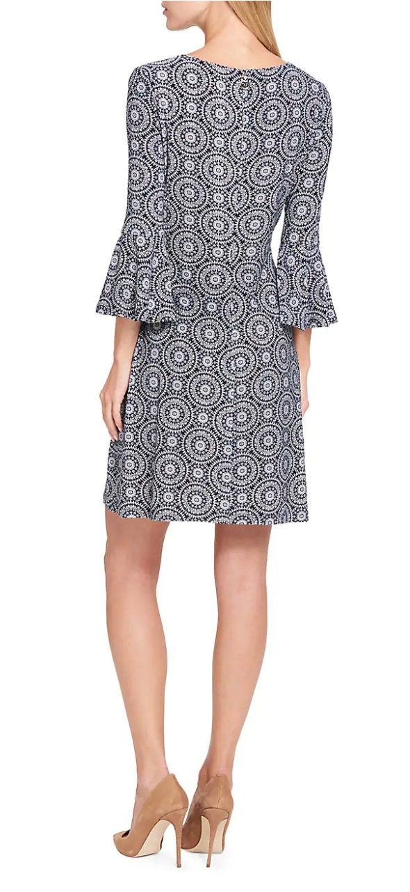 Pdf A-line Dress Pdf Sewing Pattern Flounce Hem Sleeve Dress Pattern ...