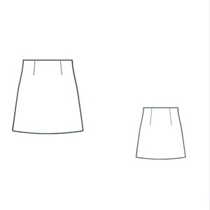 A-line Mini Skirt Pdf Sewing Pattern, Women's Size XS-XXXL (pdfpattern ...