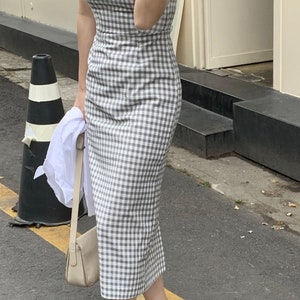 PDF Square Neck Dress Sewing Pattern Sleeveless Midi Length Dress ...