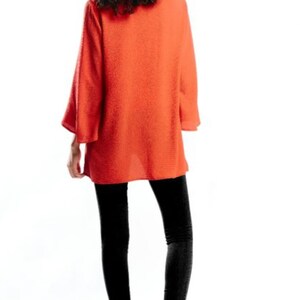 PDF Flared Sleeve Top Sewing Pattern Hi-lo Vneck Long Sleeve Blouse ...