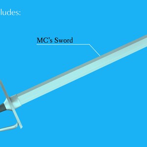 Makoto Yuki S.E.E.S Persona 3 Reload MC Protagonist Sword - Etsy