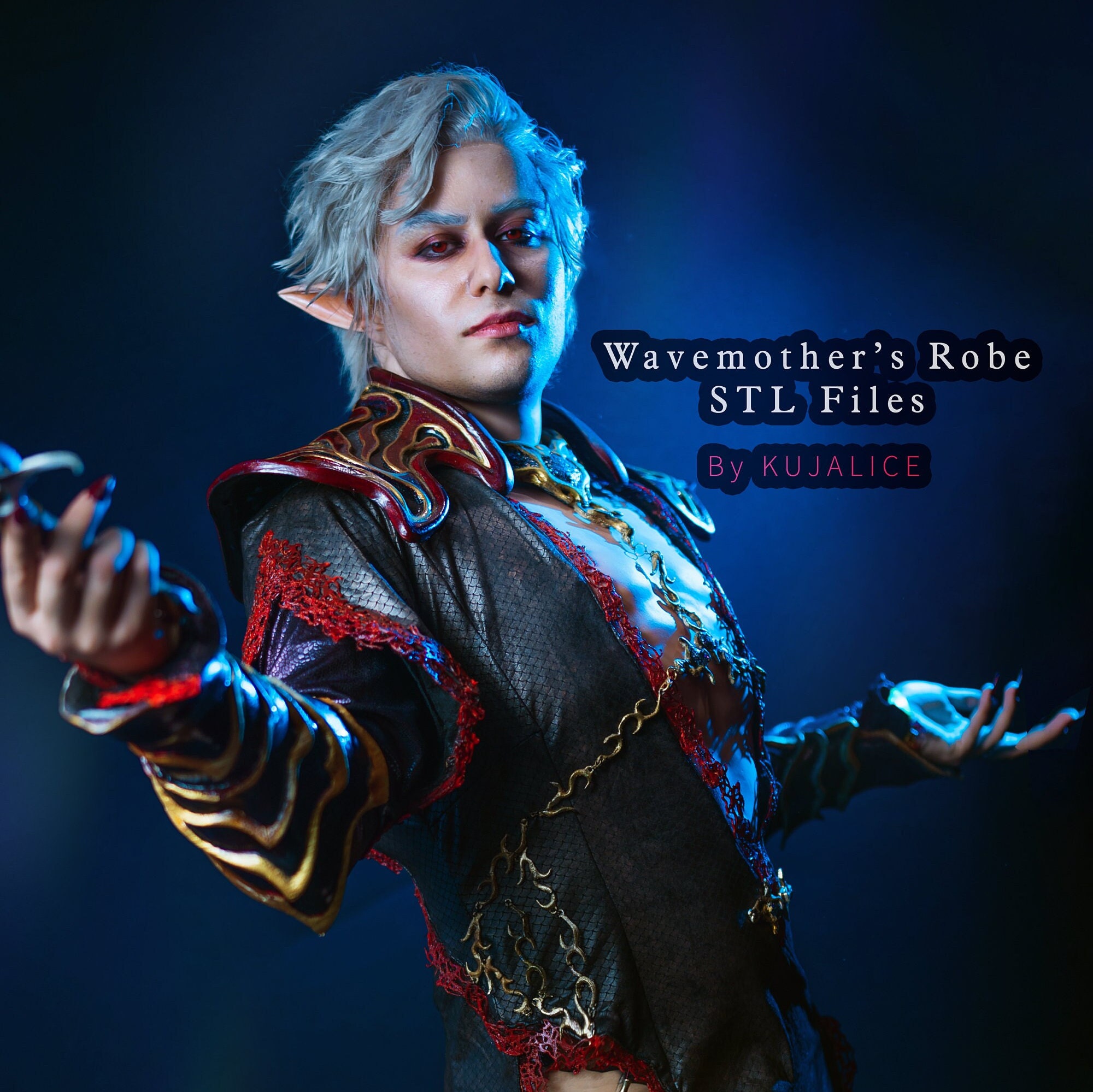 Wavemother's Robe STL Files - Baldurs Gate 3 - Etsy Australia