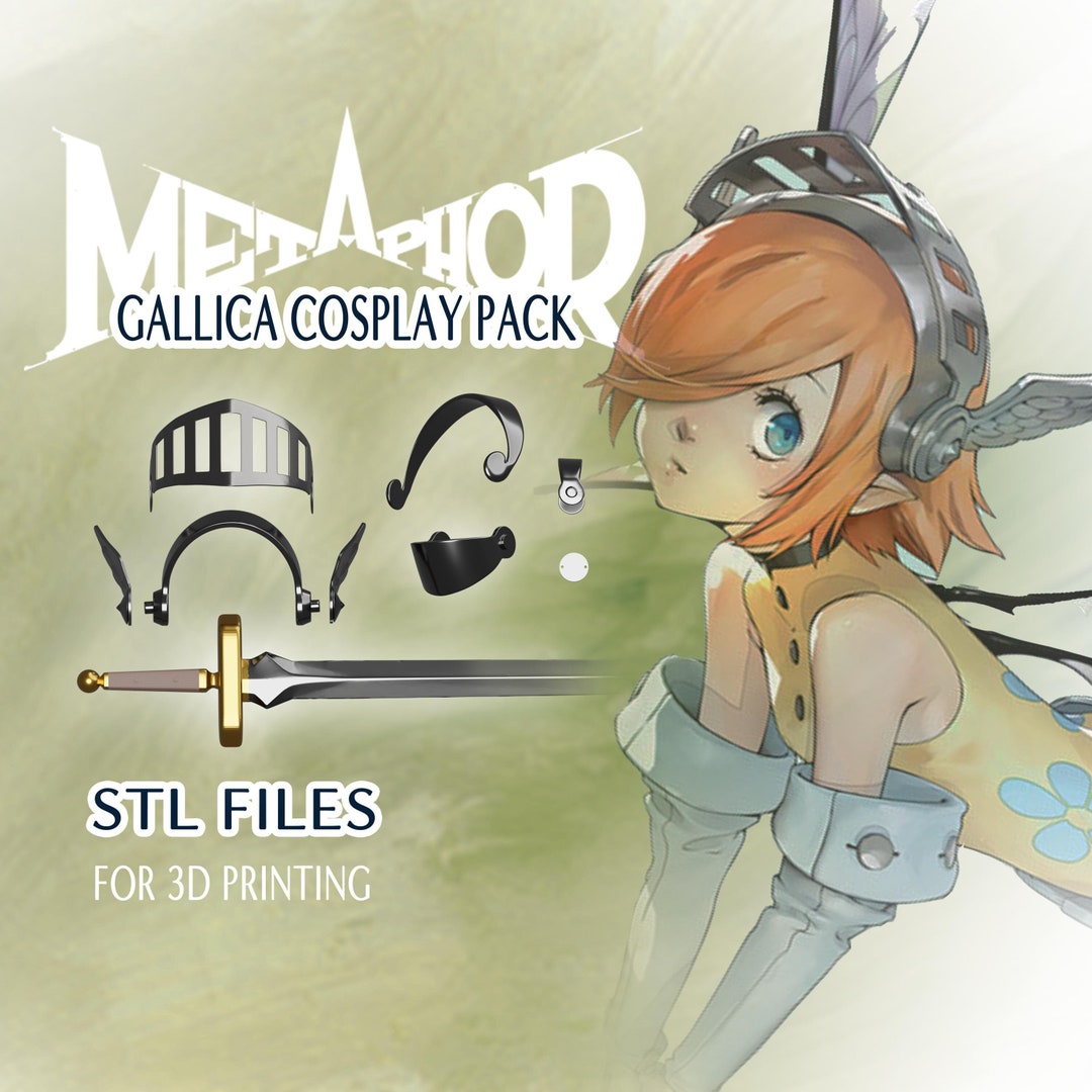Gallica Metaphor: Refantazio Cosplay Pack STL Files for 3D Printing ...