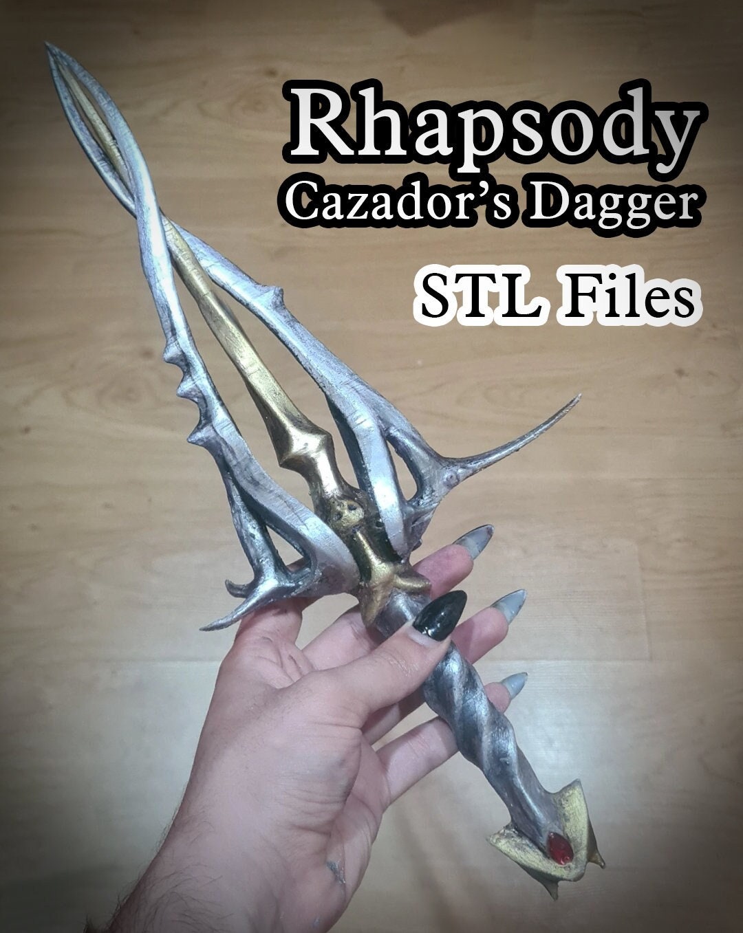 RHAPSODY Cazador Szarr Dagger STL Files Baldur's Gate 3 - Etsy UK