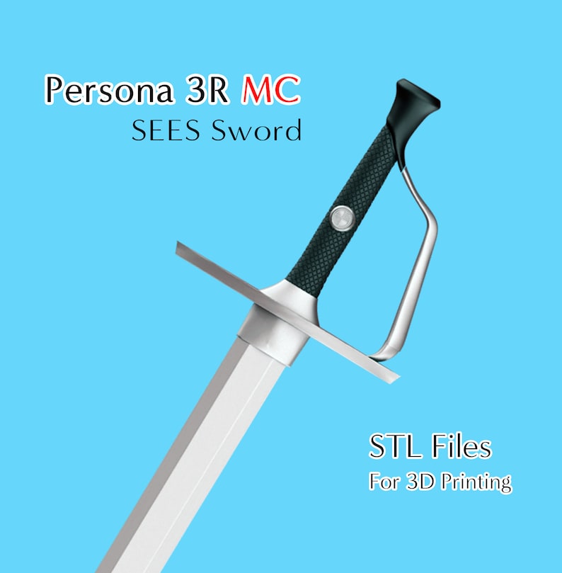Makoto Yuki S.E.E.S Persona 3 Reload MC Protagonist Sword - Etsy