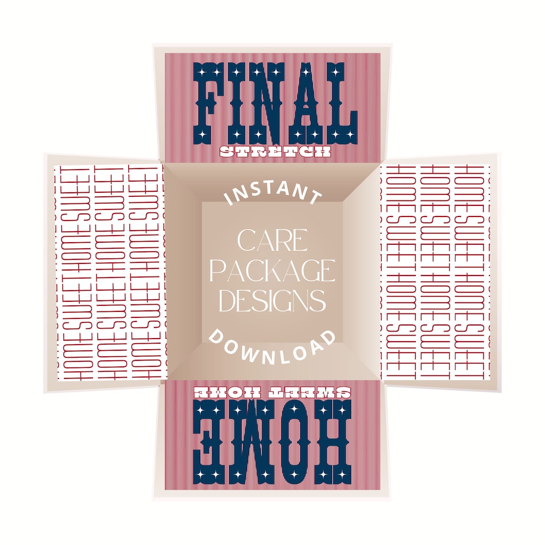 Care Package Design - Last Rodeo Home Sweet Home/finals/decorated Box ...