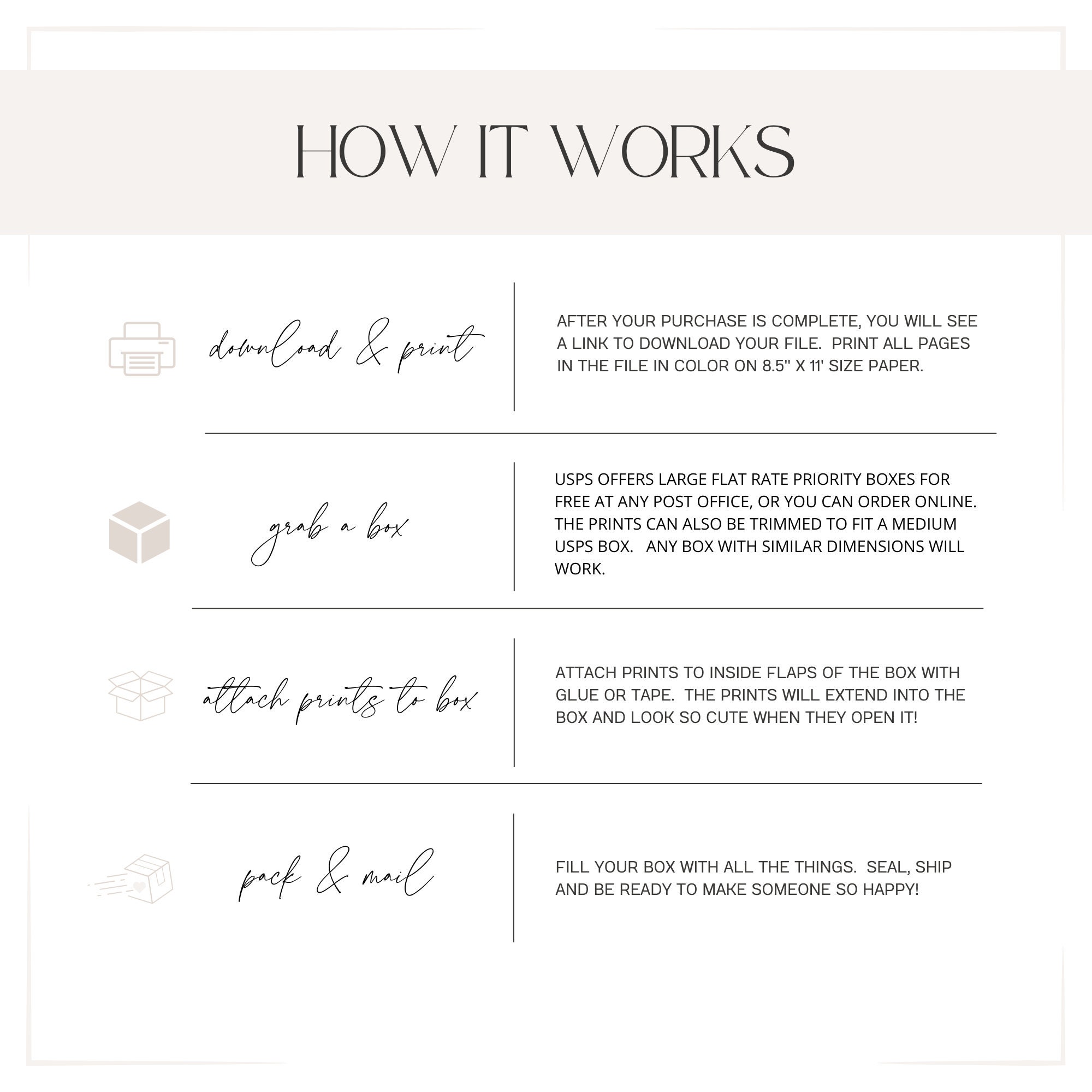 Printable Care Package Design Hugs Kisses & Valentine Wishes /valentine ...