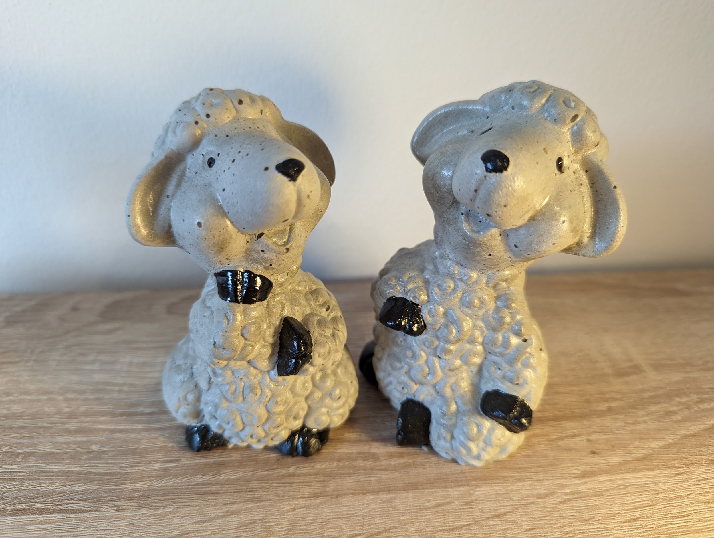 Concrete Sheep Sculptures (set of 2) - Etsy
