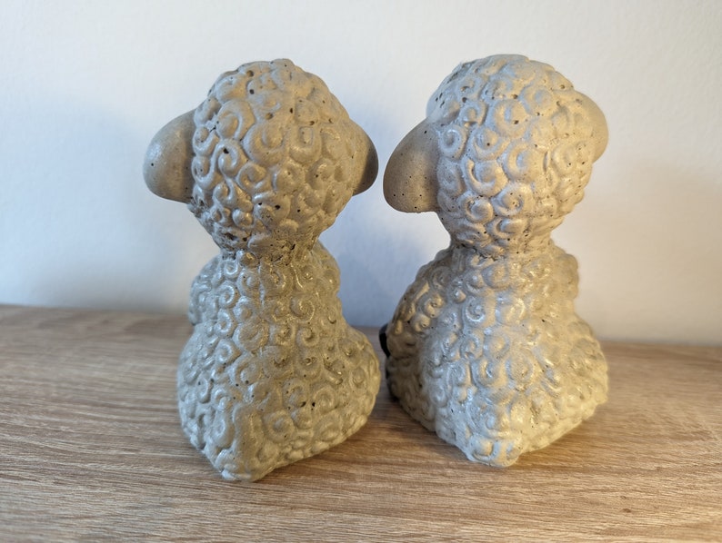 Concrete Sheep Sculptures (set of 2) - Etsy