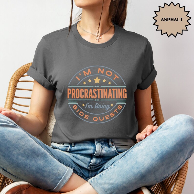 Funny Procrastination Shirt, Slay-dhd, Mental Health, Neurodiversity ...
