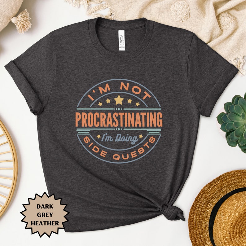 Funny Procrastination Shirt, Slay-dhd, Mental Health, Neurodiversity ...