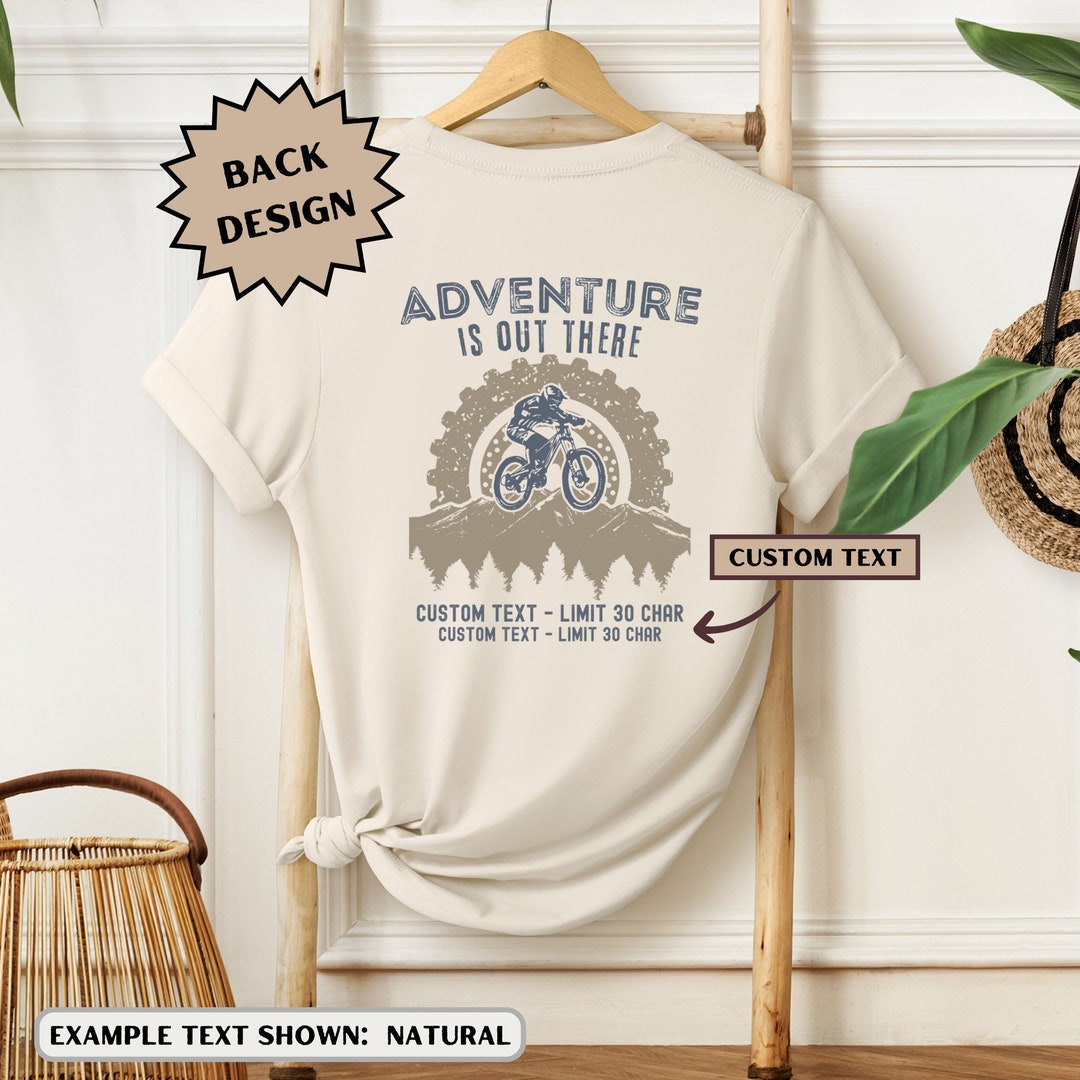 Personalized Mountain Bike Riding Shirt, Custom MTB Gear Tee, Cycling ...