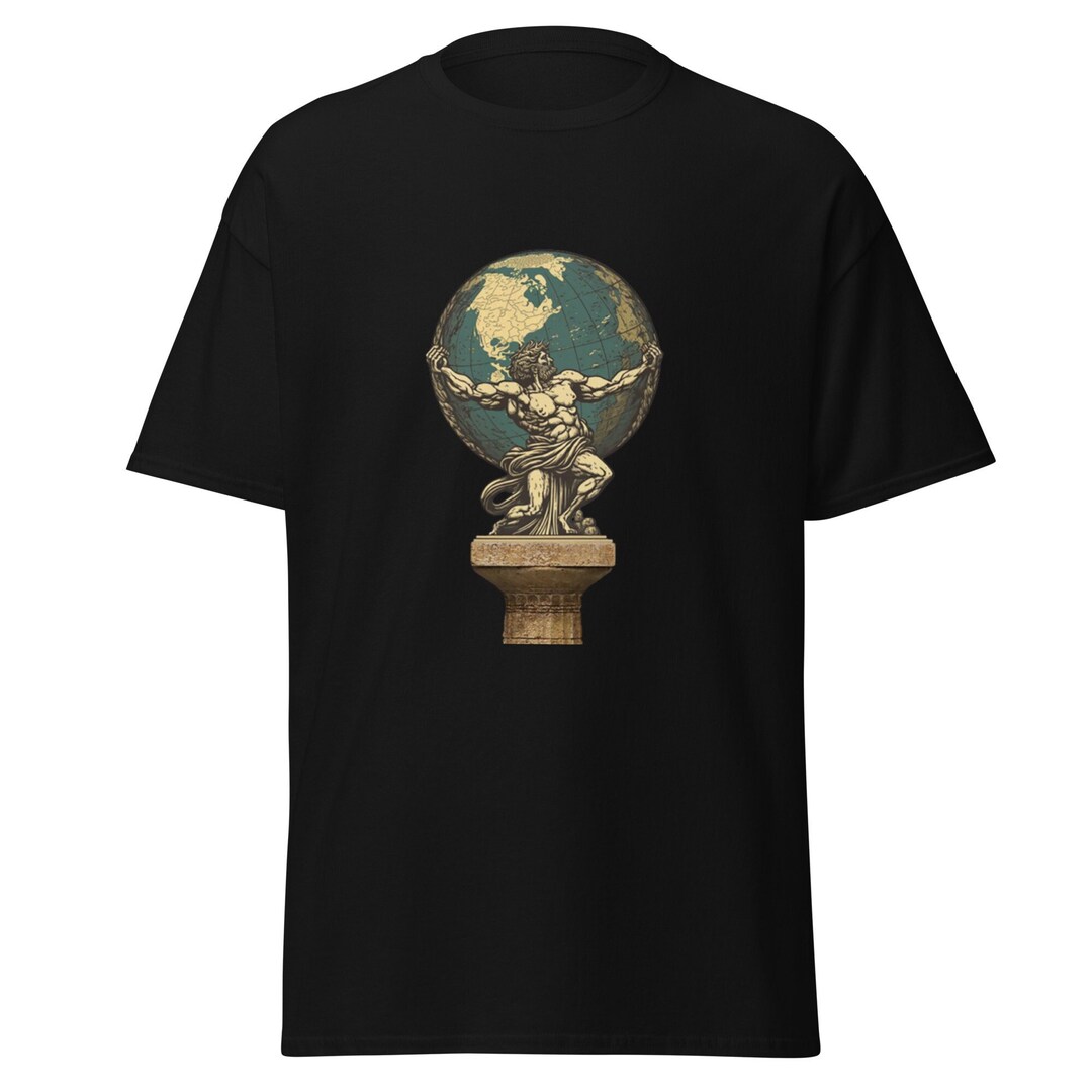 Atlas T-shirt. - Etsy