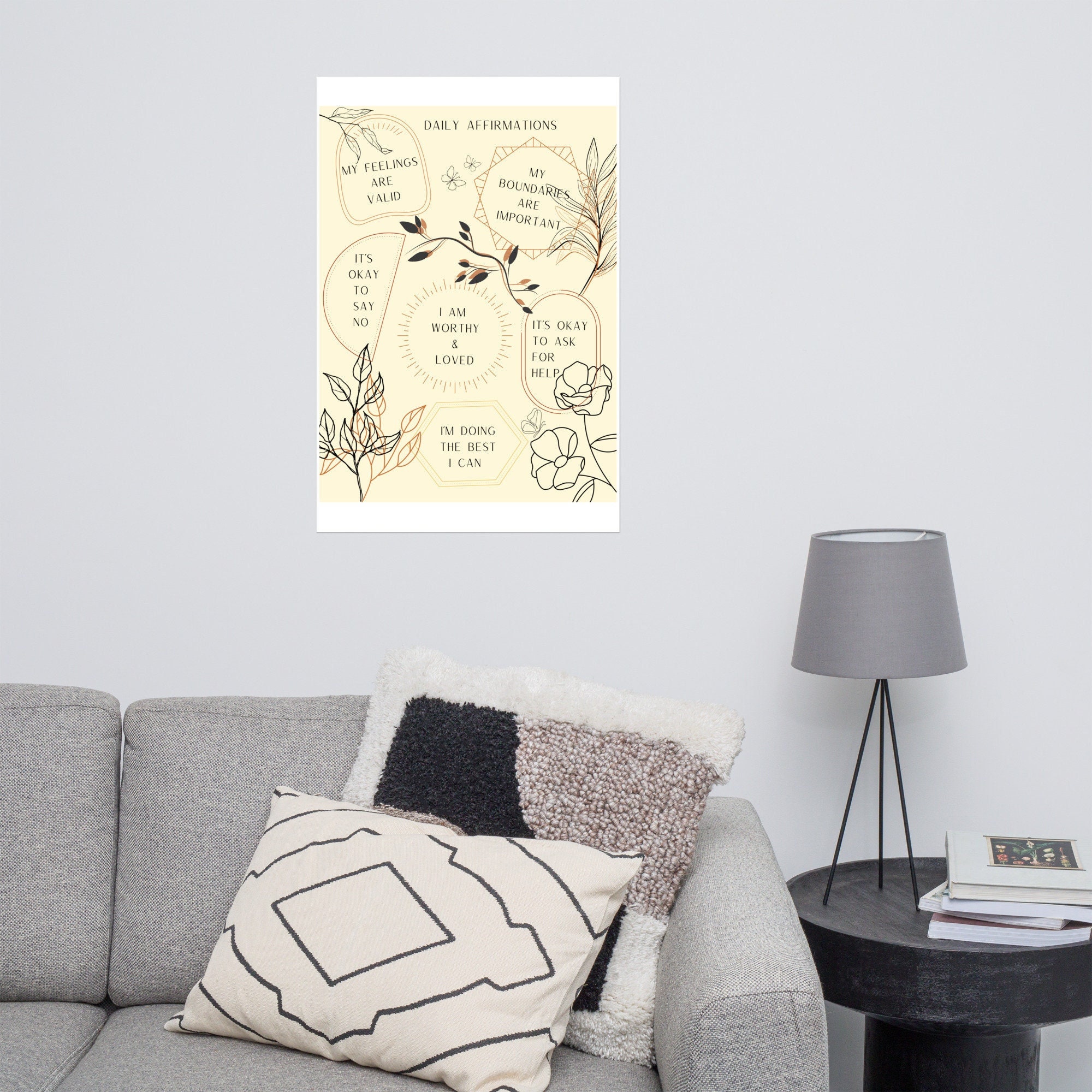 Daily Affirmations Poster - Etsy