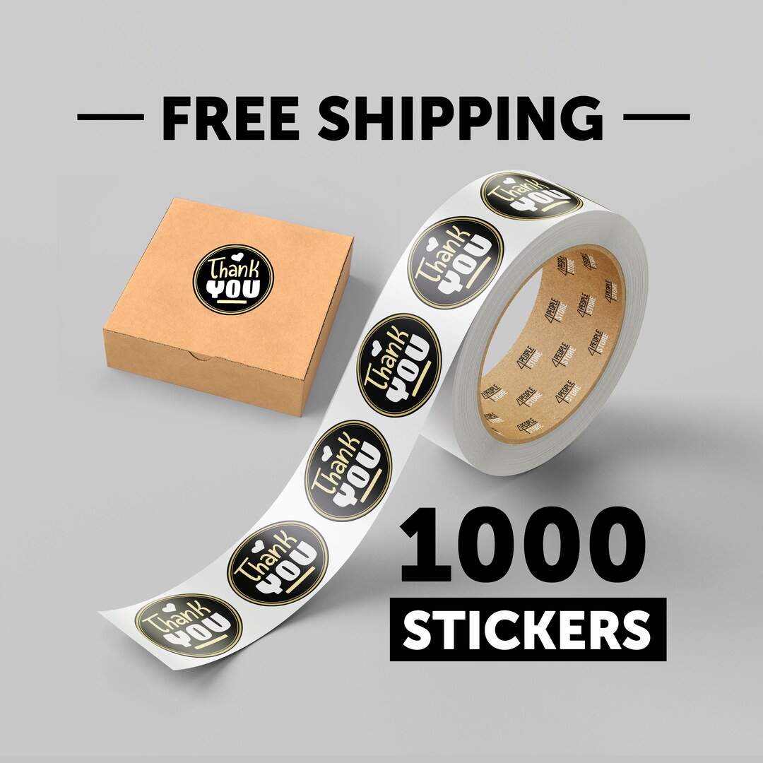 1000 Custom Stickers, Bulk Custom Stickers, Custom Vinyl Label, Bulk ...