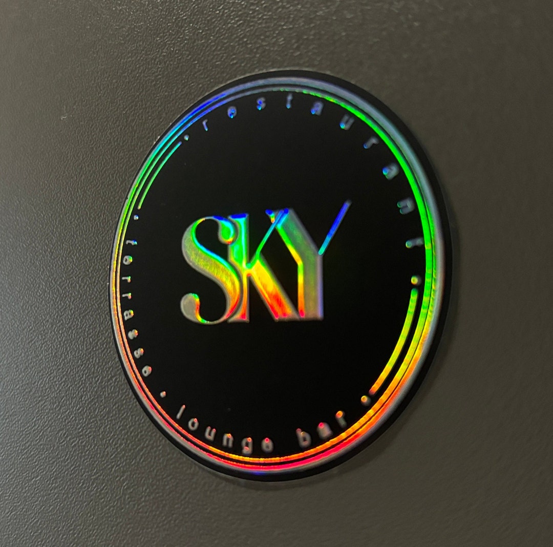 Custom Hologram Stickers: Gold Foil Logo, Any Shape - Etsy
