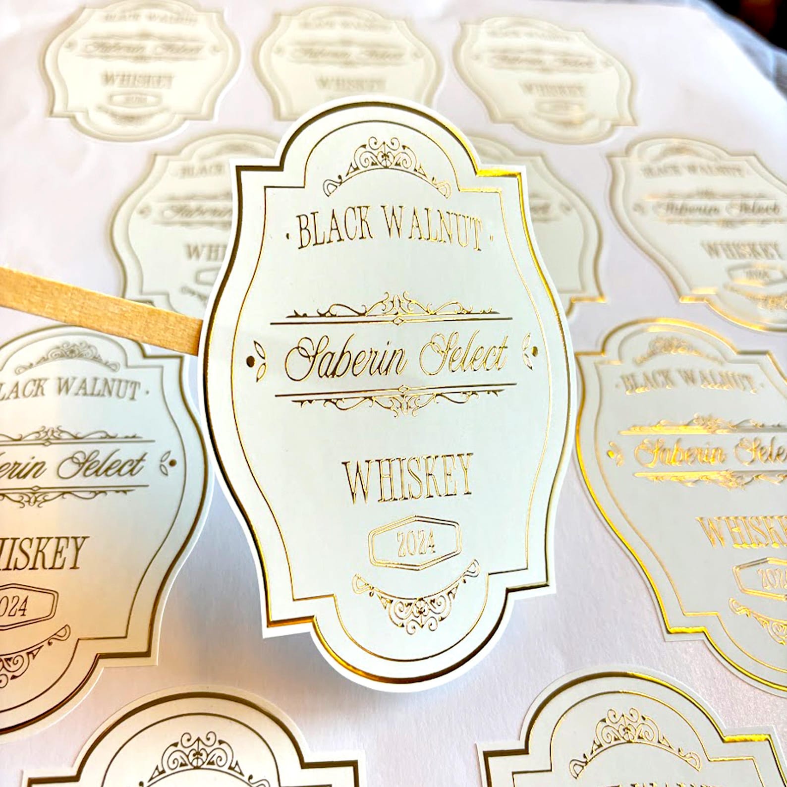 Gold Stickers, Gold Foil Printing, Gold Custom Stickers, Any Shape ...