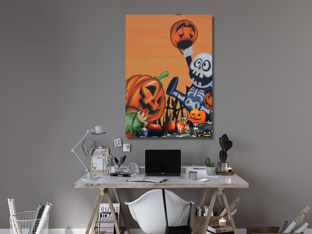 Spooky Halloween Printable Decoration Instant Download Ghosts, Pumpkins ...
