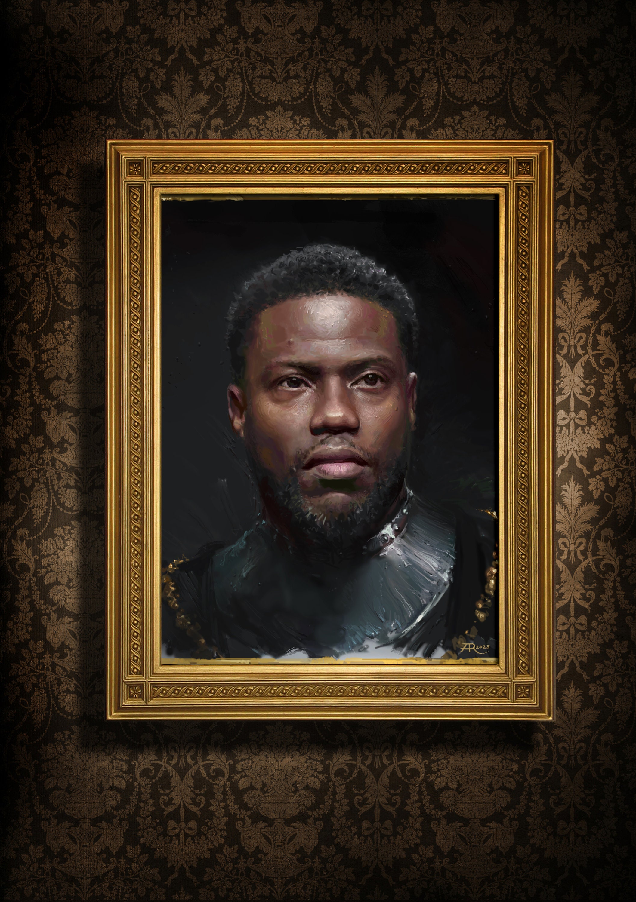 Kevin Hart Digital Portrait. Custom Photo Art.digital - Etsy