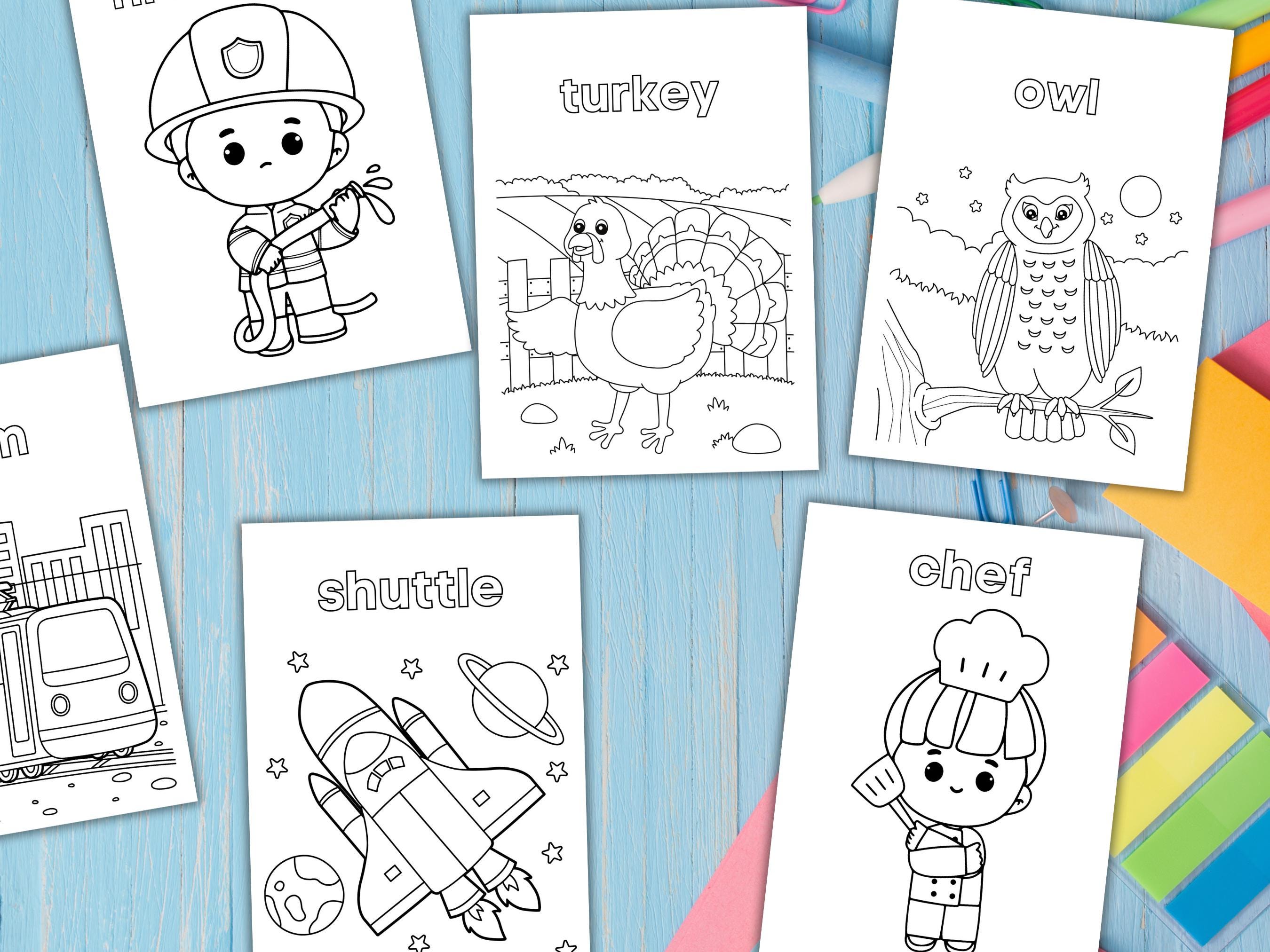 85 Coloring Worksheet Activity for Kids, Toddlers, Preschoolers ...