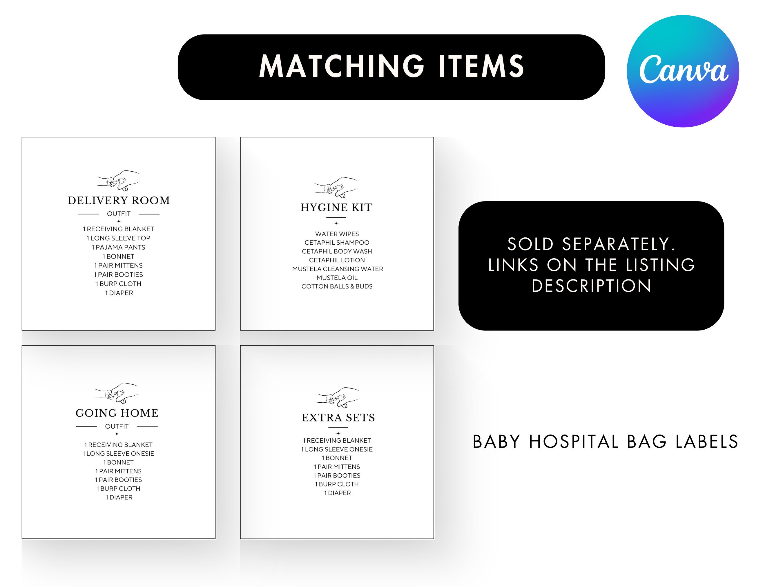 Baby Hospital Documents Information Printable Hospital Template ...