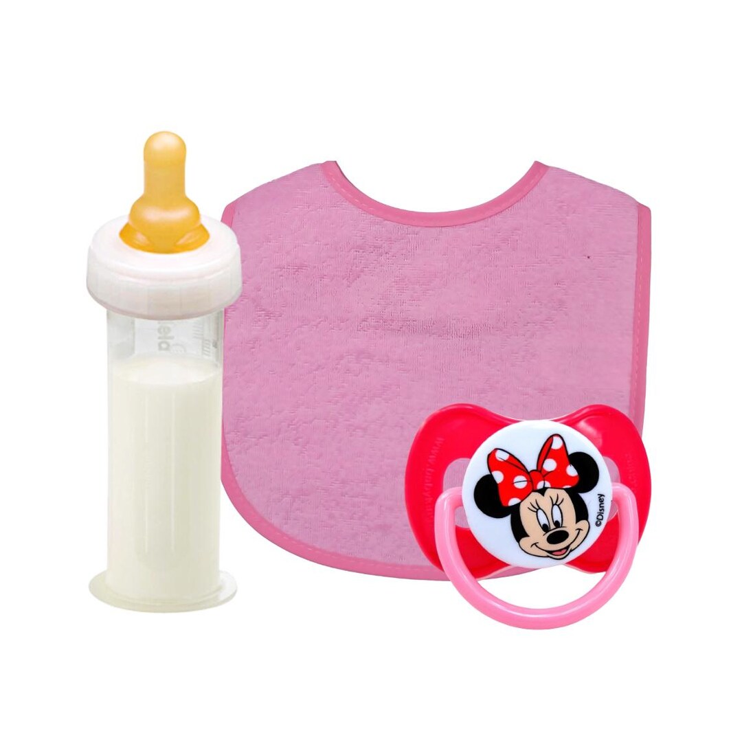 Reborn Baby Doll Minnie Mouse Girls OOAK Fake Formula Bottle Faux Milk ...