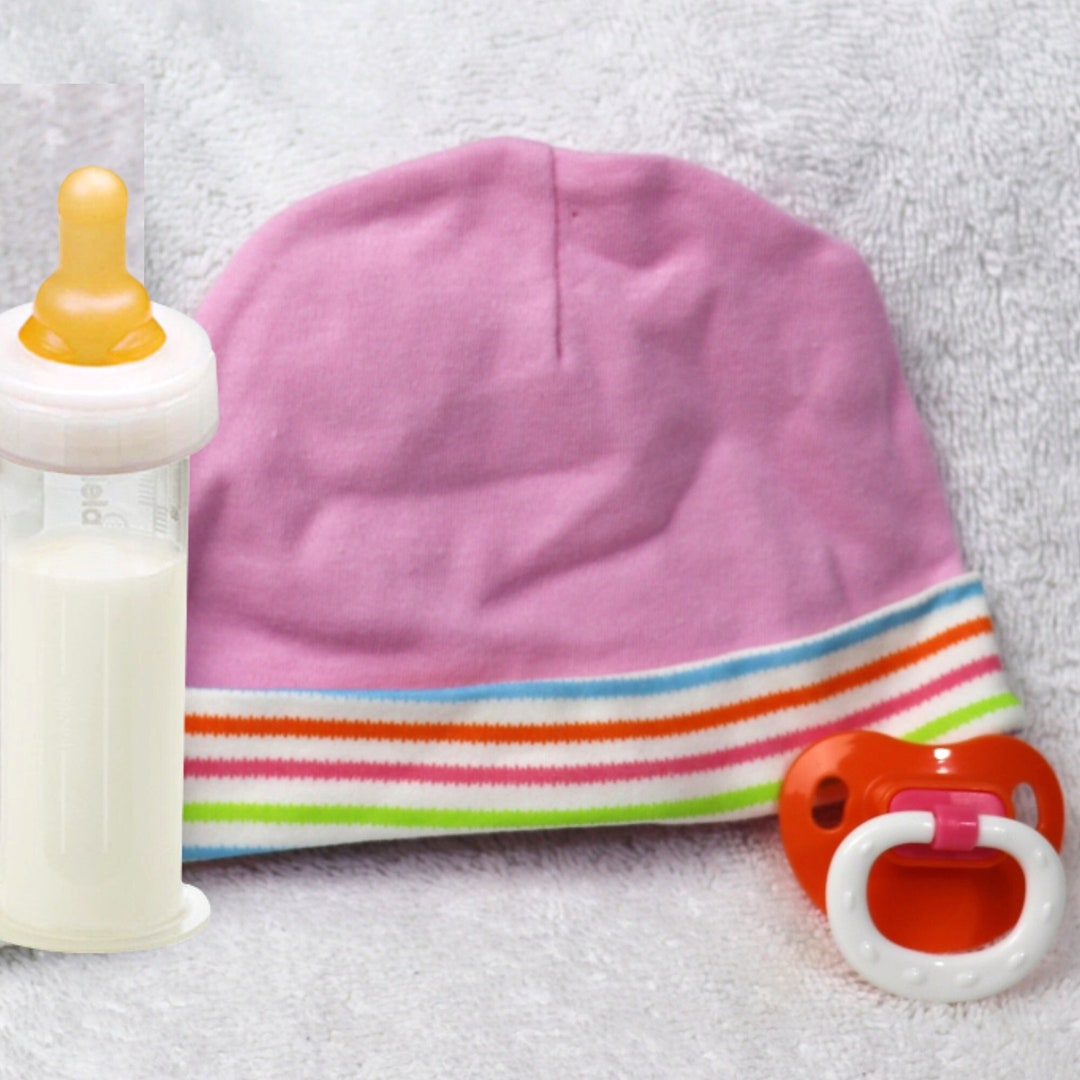 Reborn Baby Doll Girls Hat Matching Modified Putty Pacifier Fake ...