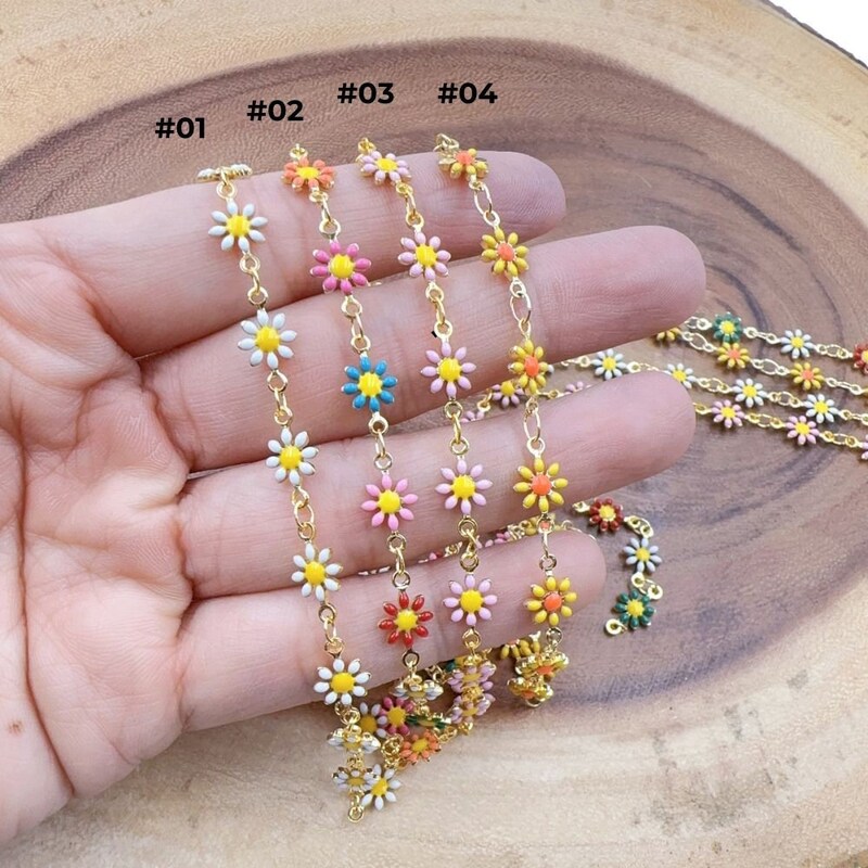 Beaded Daisy Chain - Etsy
