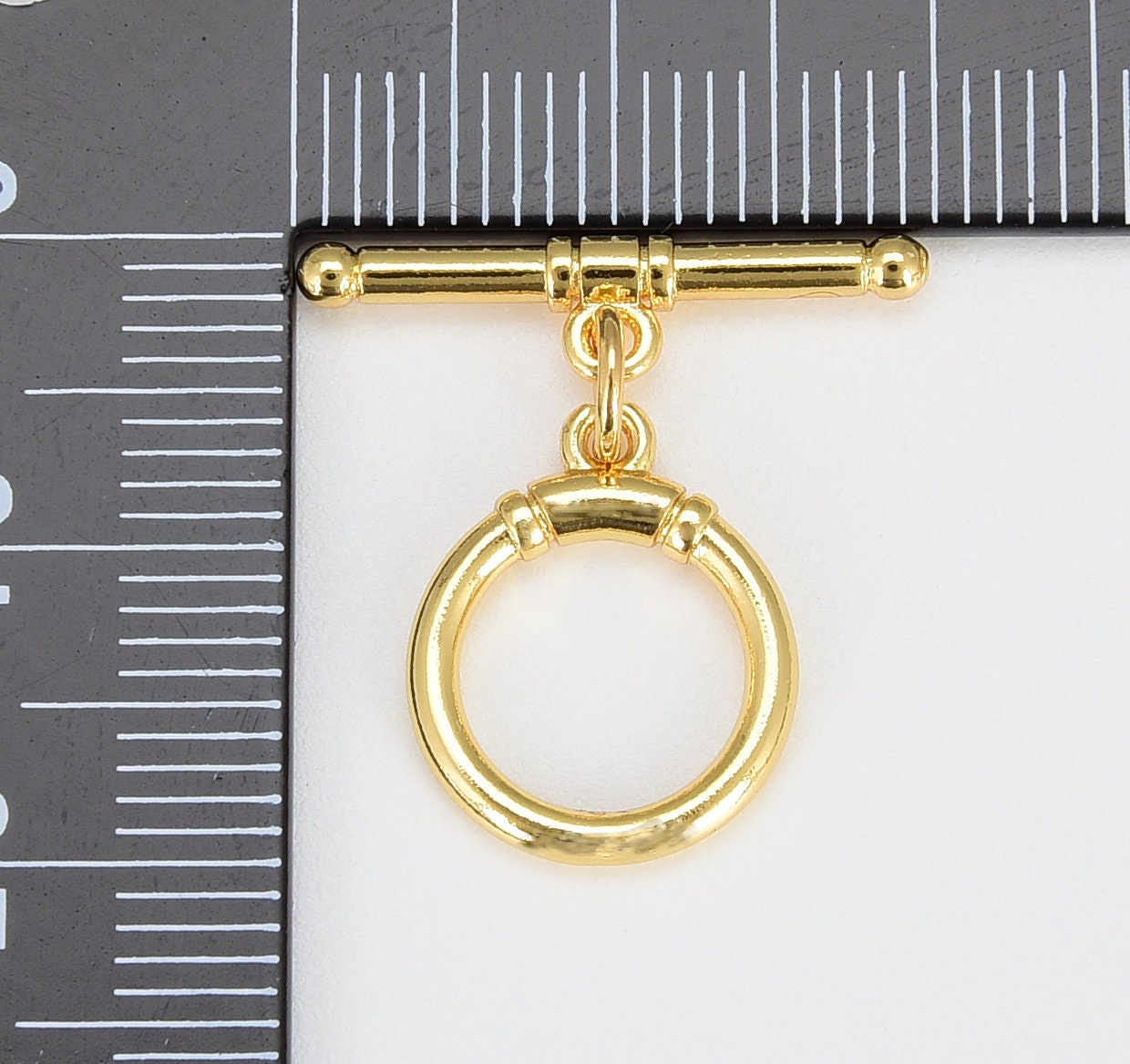 Gold OT Toggle Clasp With Jump Ring, Gold OT Clasp for Jewelry Making ...