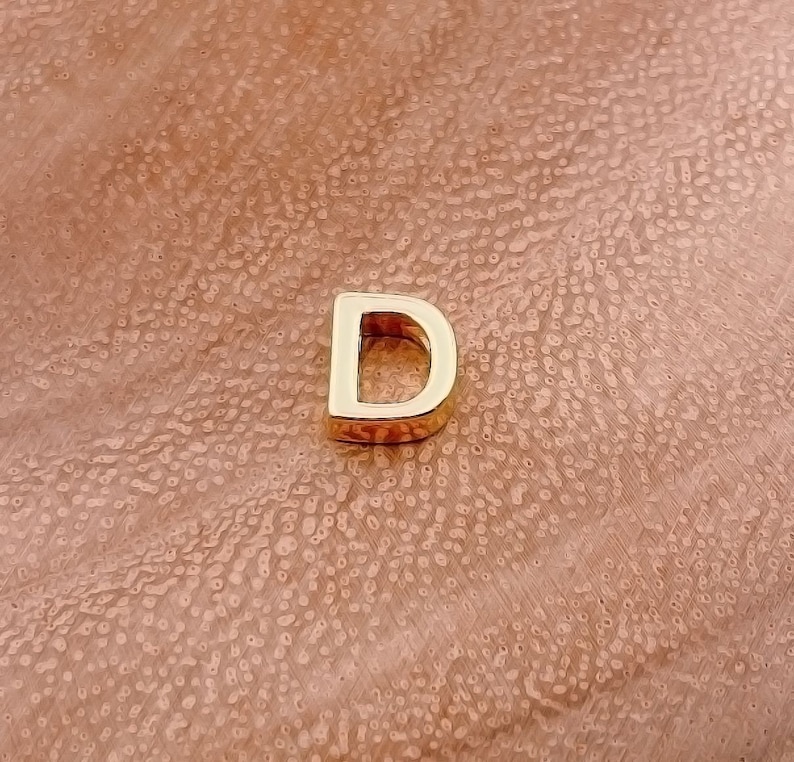 Dainty Letter Beads Alphabet Letters,18k Gold Filled Letter Charms ...