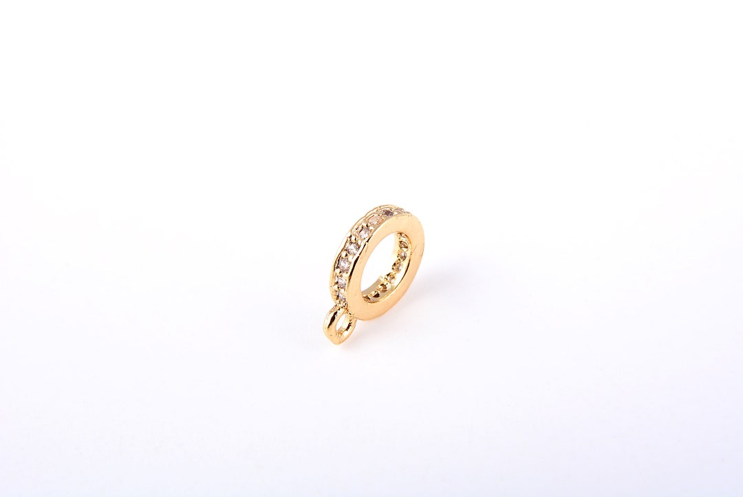 18K Gold Pendant Enhancer, Pendant Holder, Cluster Pendant, Jewelry ...