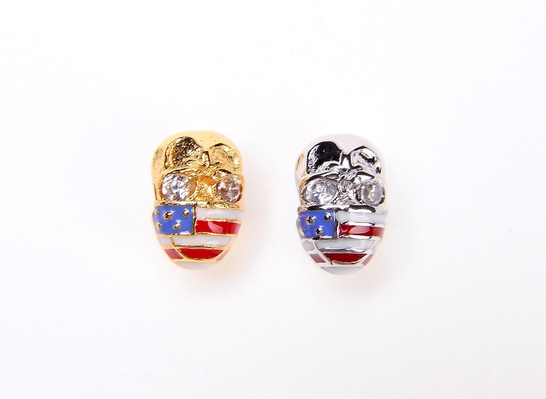 American Soldier Bead in Gold Filled, Captain Bead Bracelet Beads ...