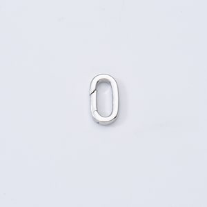 Oval Spring Gate Ring Clasp in Gold, Spring Gate Pendant for Jewelry ...