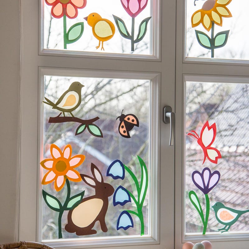 Fensterbild frühling deko - Etsy.de