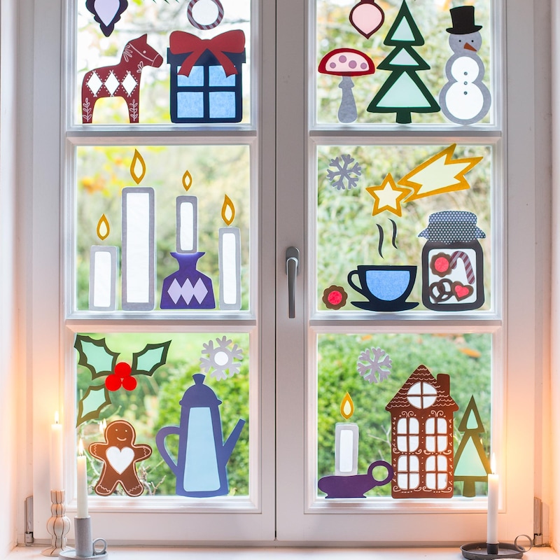 Groes Fensterbild Weihnachten