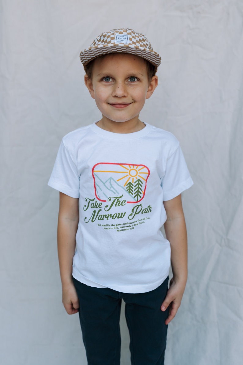 Toddler | Take the Narrow Path Tee | Modern Christian Apparel - Etsy