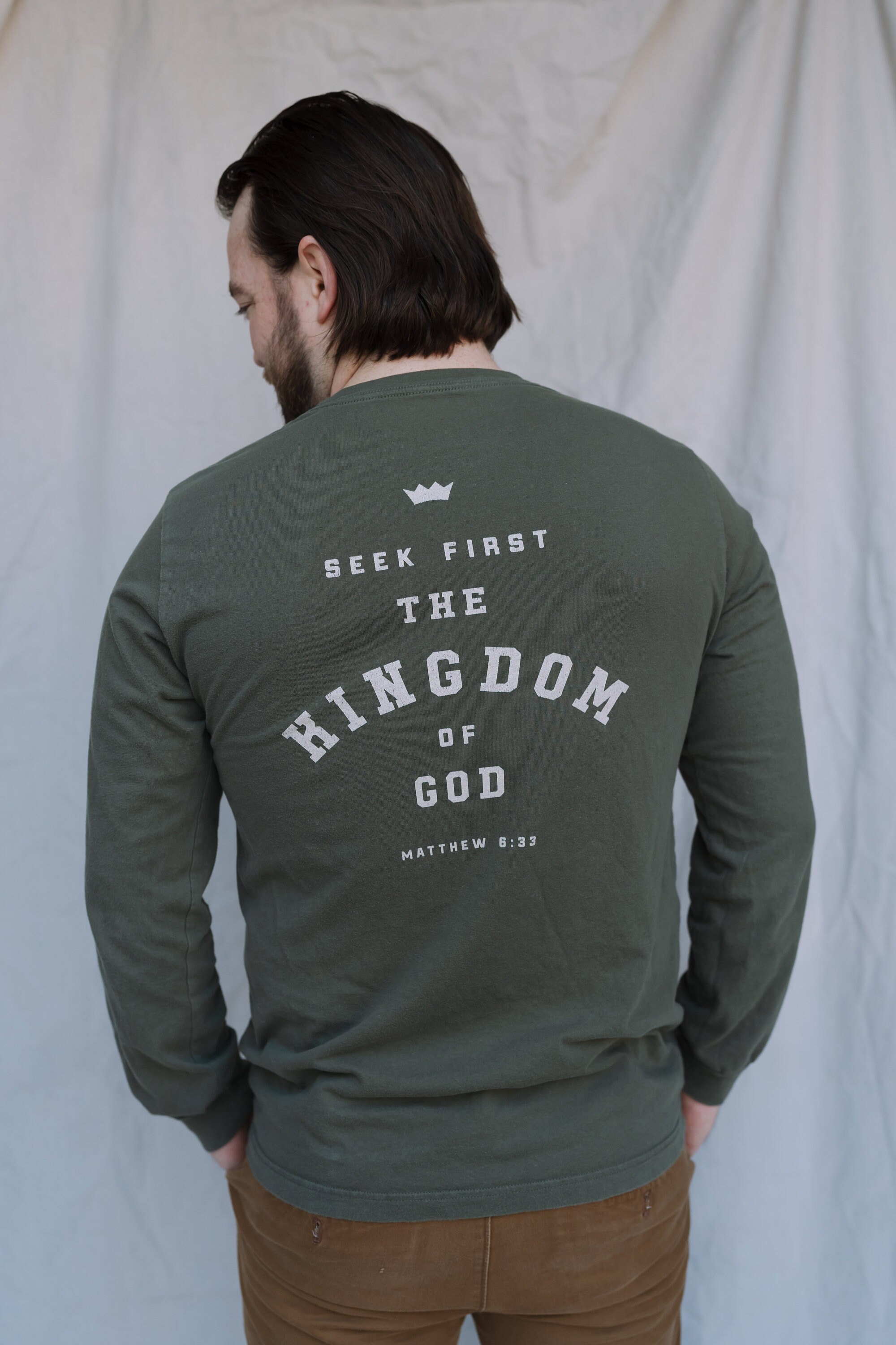Seek First the Kingdom of God Unisex Long Sleeve Tee Modern Christian ...