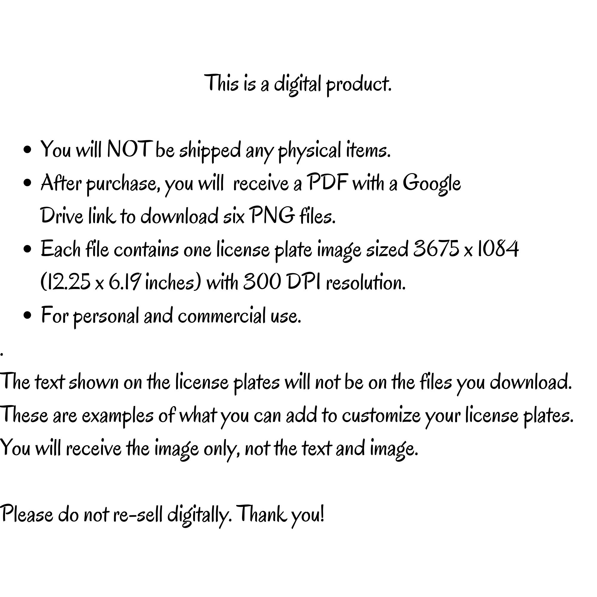 In Memory of License Plate Sublimation, License Plate PNG, License ...